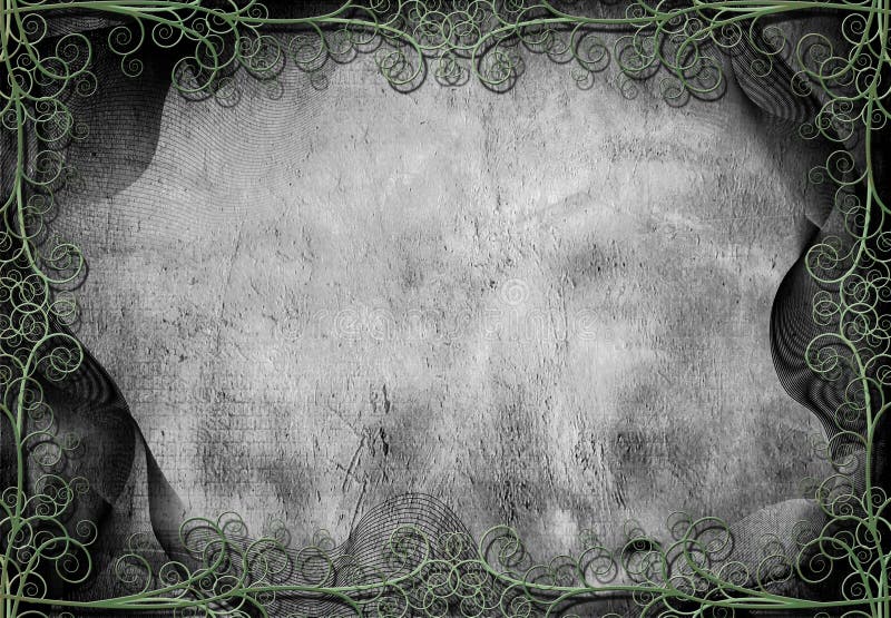 Curly Frame ( Vector ) stock illustration. Illustration of lacy - 30487379