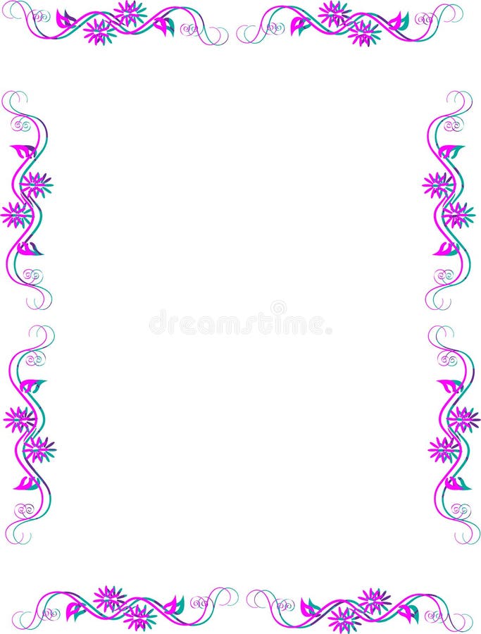 Curly Frame ( Vector ) stock illustration. Illustration of lacy - 30487379