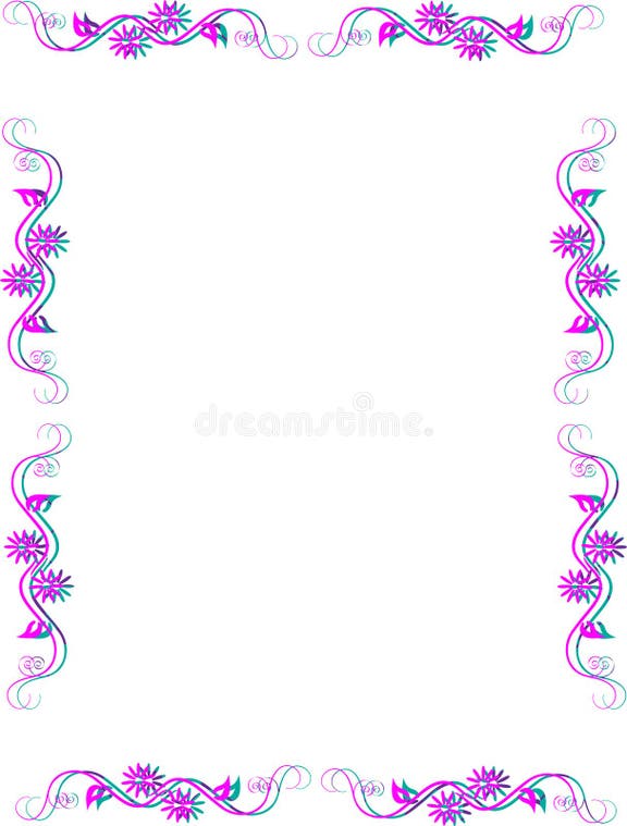 Curly Frame ( Vector ) stock illustration. Illustration of lacy - 30487379