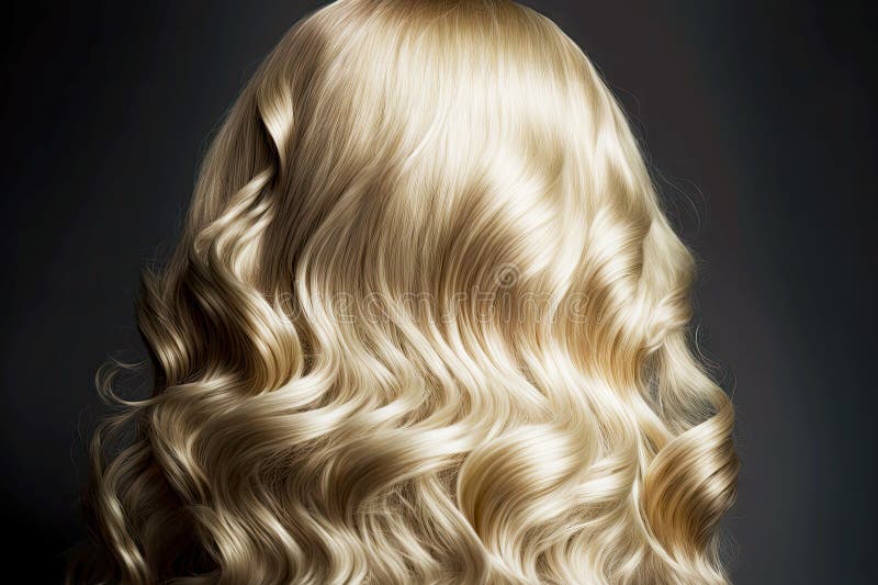 Curly hair in the back stock illustration. Illustration of hair - 272976204