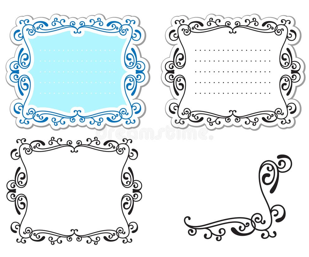 Curly Labels Stock Illustrations – 2,153 Curly Labels Stock ...