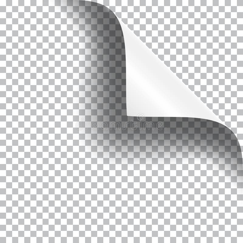 Curly Page Corner stock vector. Illustration of design - 132450339