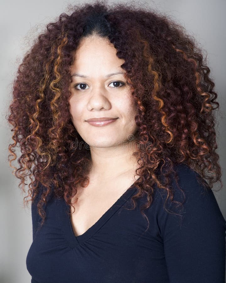Curly portrait stock image. Image of women, ethnic, adult - 726703