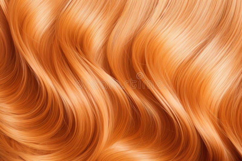 Curly Red or Ginger Hair Close-up. Generative AI Stock Photo - Image of ...