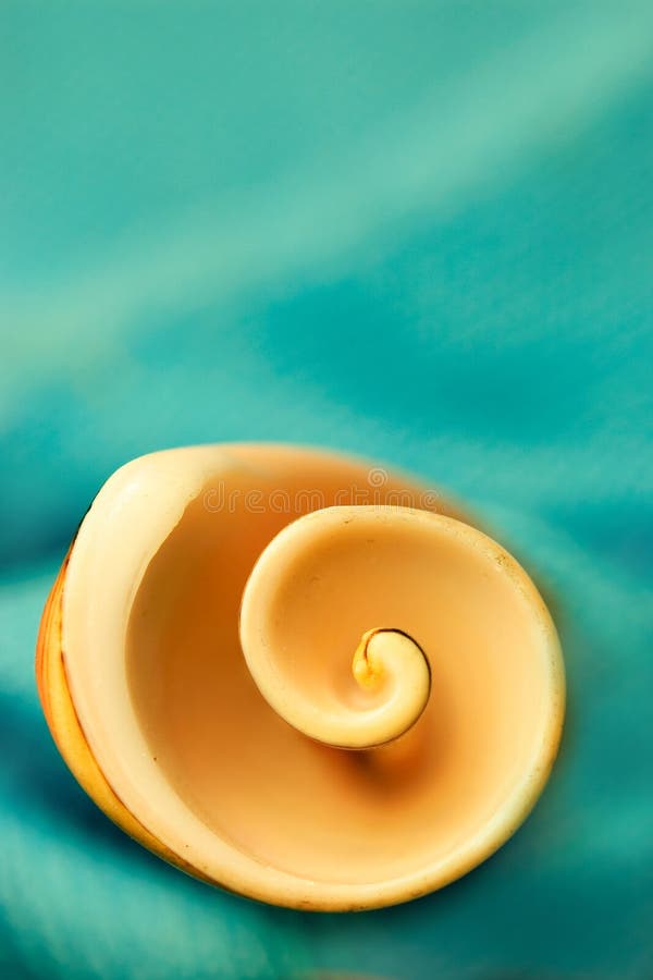 Curly sea shell. stock photo. Image of holiday, color - 17022040