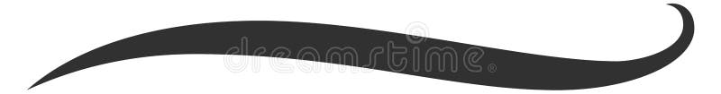 Curly swoosh. Text tail stock illustration. Illustration of curl ...