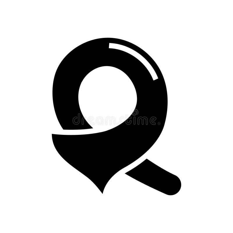 Curly Tail Pig Glyph Icon Vector Illustration Stock Vector ...