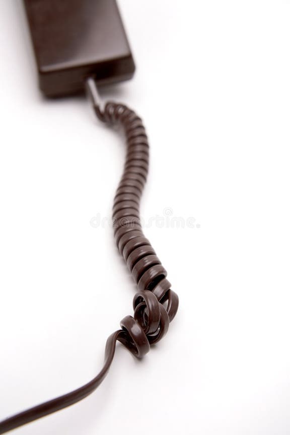 Curly telephone cord stock photo. Image of network, inside - 3525708