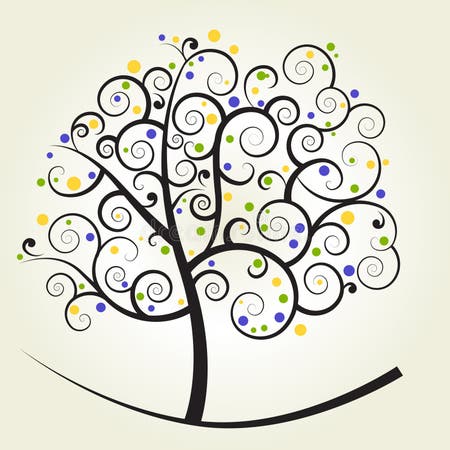 Curly Tree Stock Illustrations – 6,117 Curly Tree Stock Illustrations ...