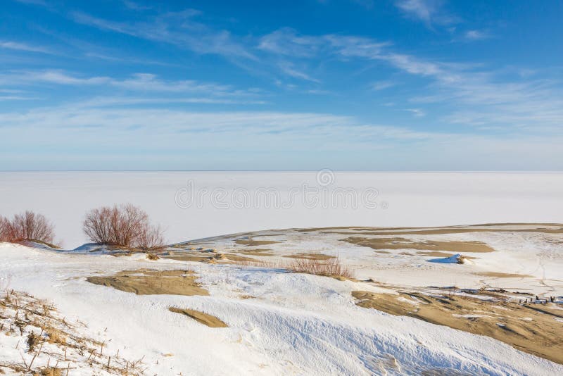 The Curonian Spit at Spring Time Stock Image - Image of landmark ...