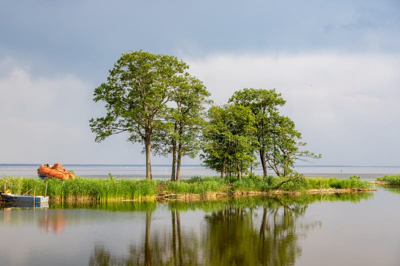 The Landscape of Curonian Spit, Lithuania Stock Image - Image of site ...