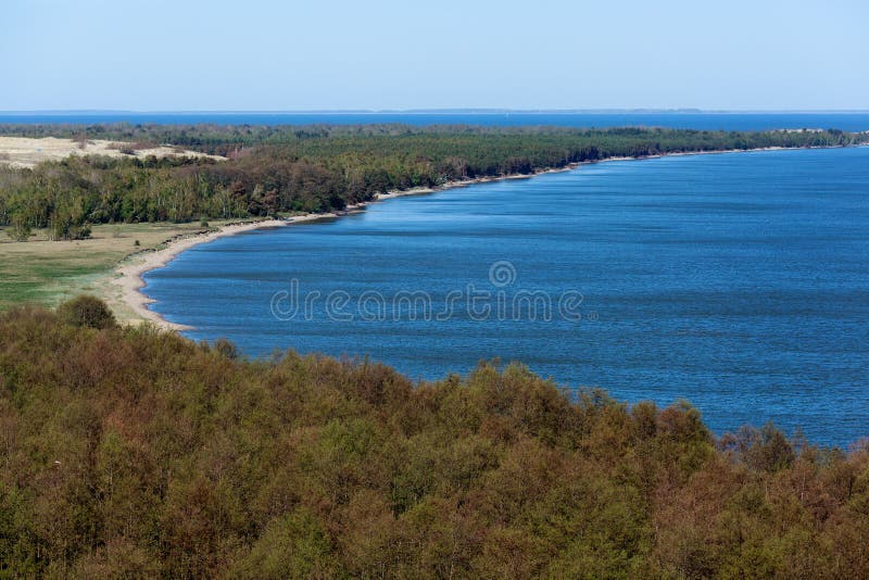 The Curonian Spit at Spring Time Stock Image - Image of landmark ...
