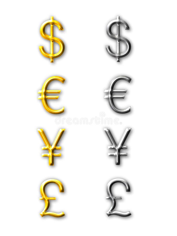 Currencies Symbol stock illustration. Illustration of transfer - 2381572