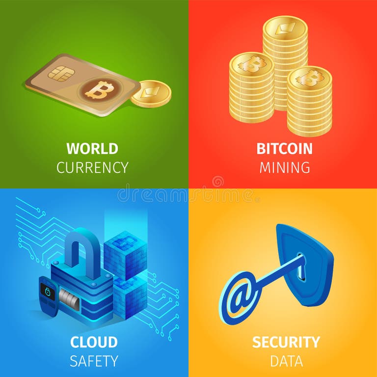 Storage Application Bitcoin Mining Stock Illustrations – 65 Storage ...