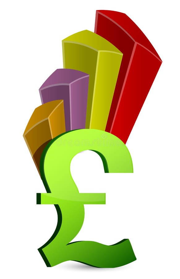 Currency Business Graph Symbol Stock Illustration - Illustration of ...