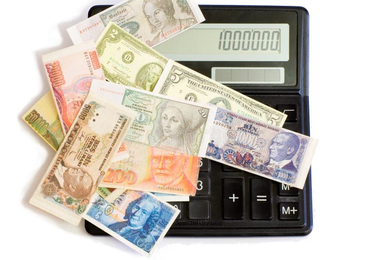 Hand Sorting USD and Yuan in Front of Currency Exchange Chart on Stock ...