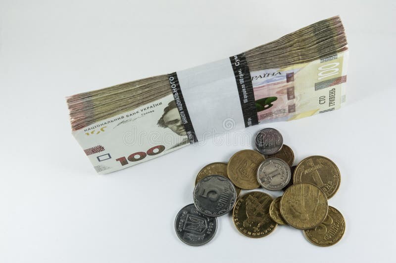 Currency and Change Background Flat Lay View Stock Photo - Image of ...