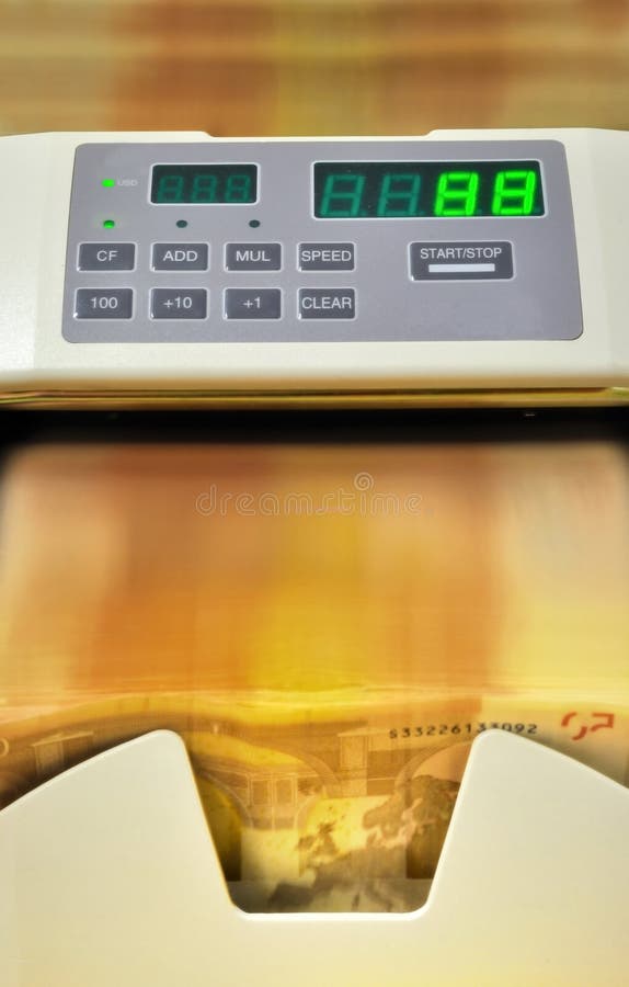 Currency counter in action stock photo. Image of mechanism - 28679024