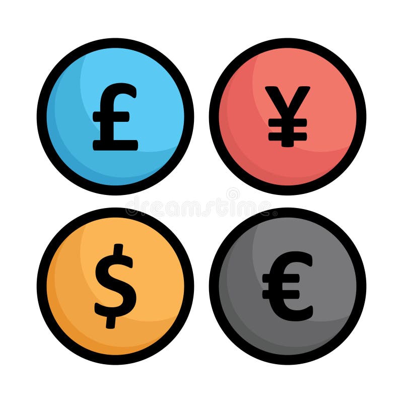 Currency Exchange, Currency Notes Vector Icon Which Can Easily Modify ...