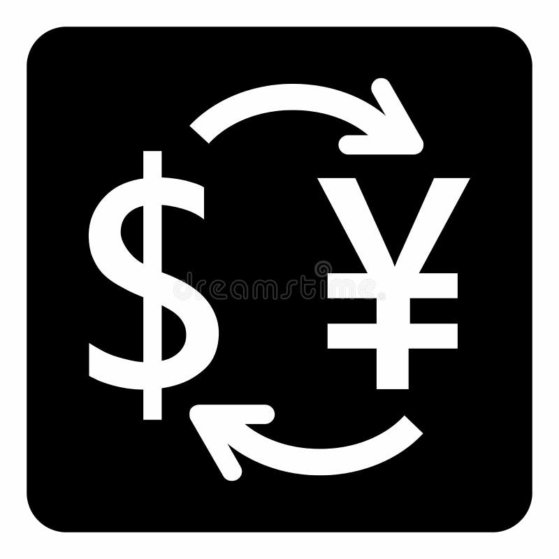 Currency exchange icon stock illustration. Illustration of icon - 191626807