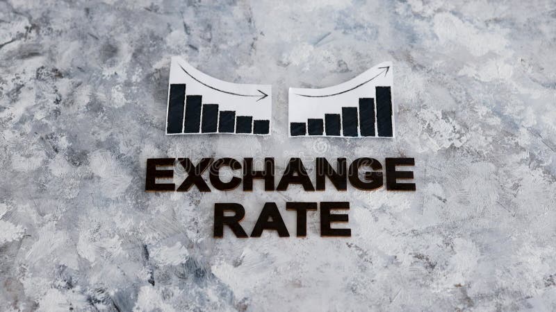 Currency Exchange Rate Graph Showing Positive and Negative Growth with ...