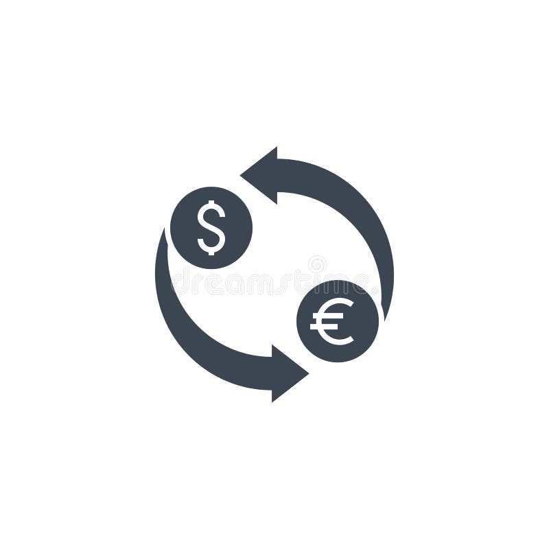 Currency Exchange Related Vector Glyph Icon. Stock Vector ...