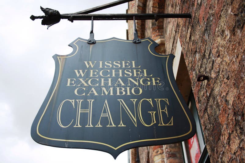 Currency Exchange Sign stock image. Image of information - 19957205