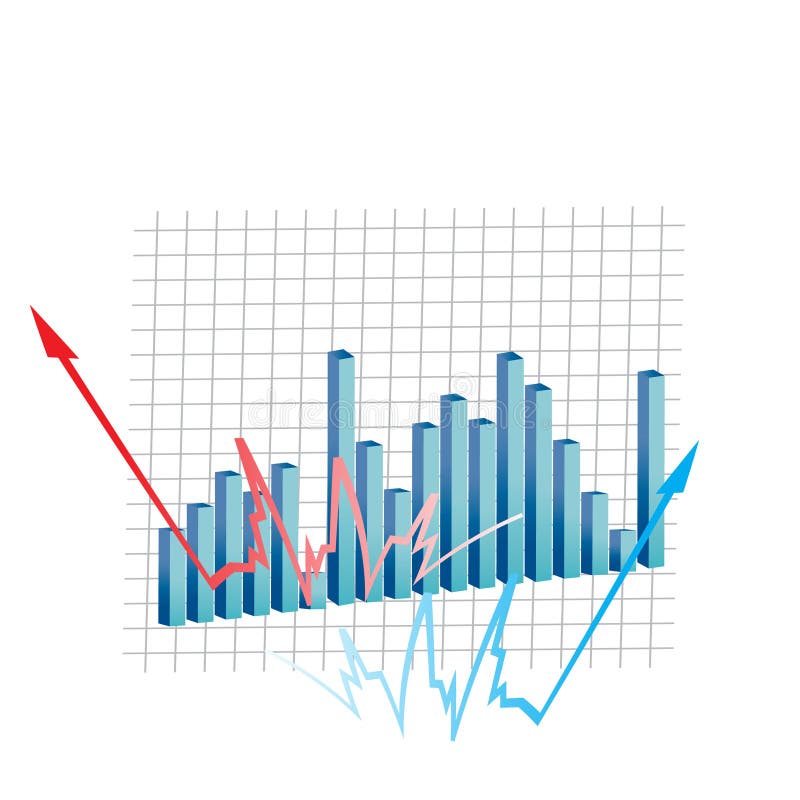 Currency graph stock illustration. Illustration of partnership - 8305276
