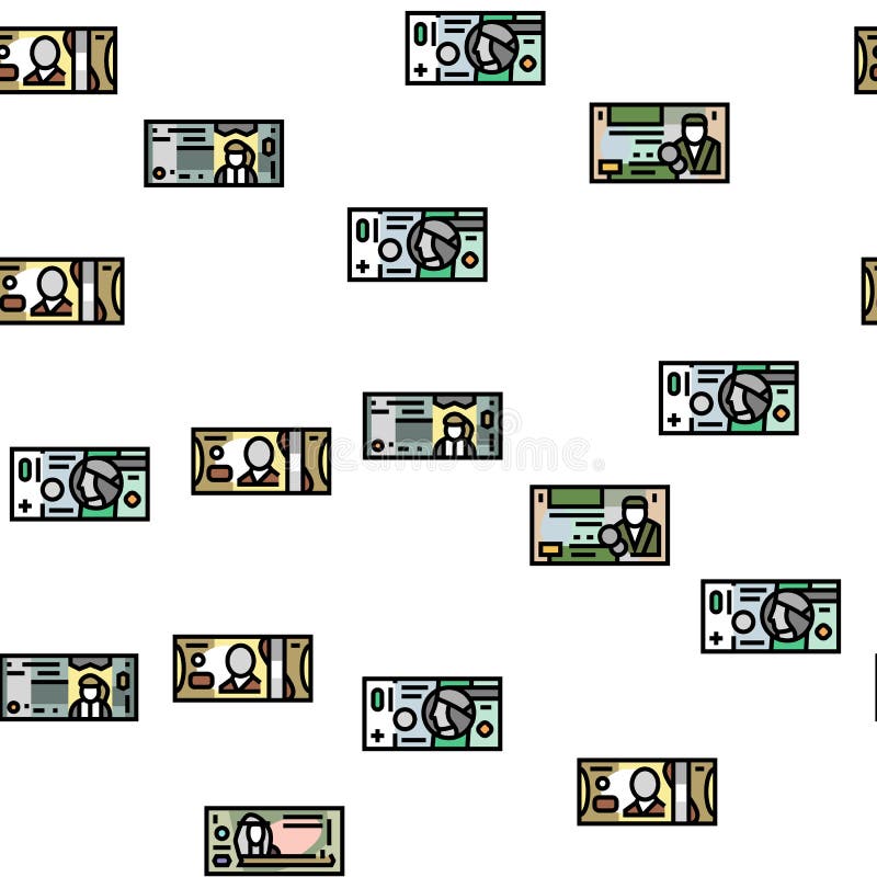 Currency International Finance Vector Seamless Pattern Stock ...