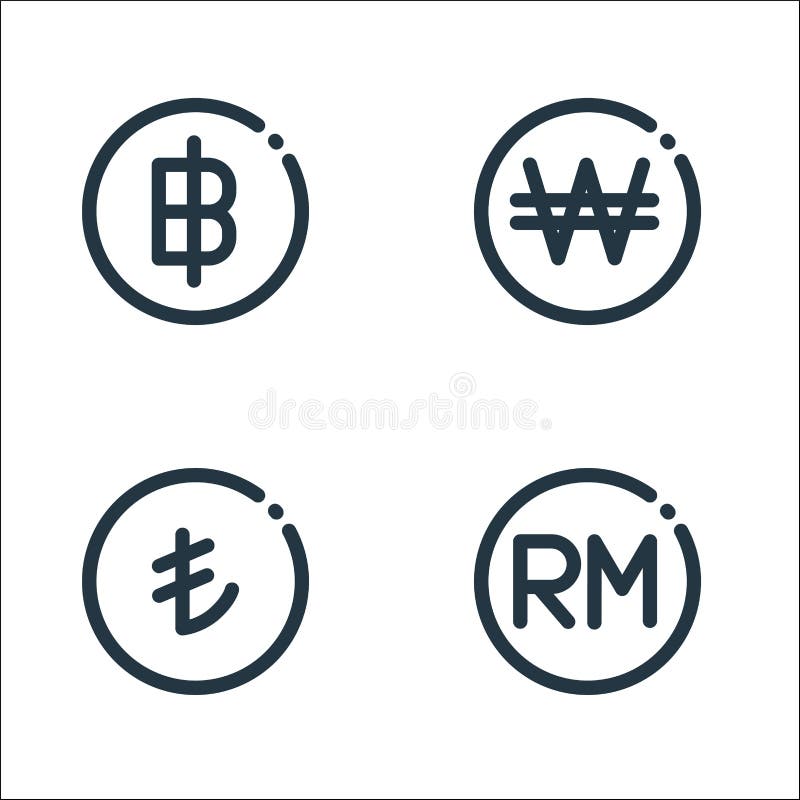 Malaysian Ringgit Currency Symbol Icon of Malaysia Stock Vector ...