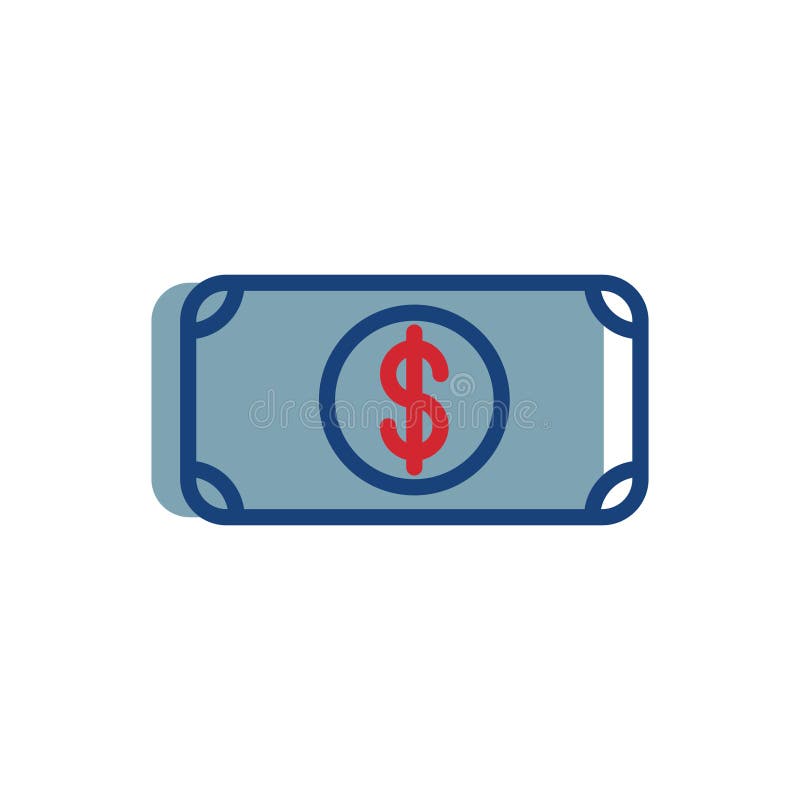 Currency Note. Vector Illustration Decorative Background Design Stock ...