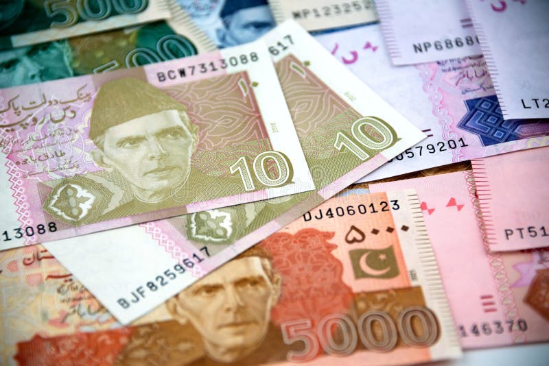 Currency Notes in Pakistani Rupees Stock Photo - Image of business ...