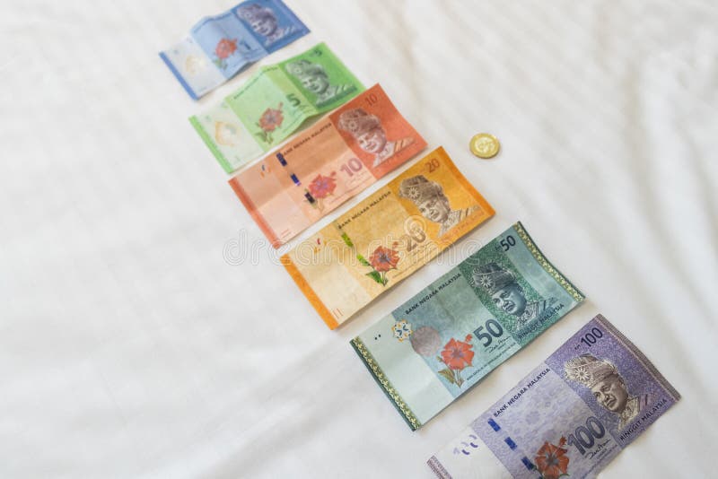 The Currency Ringgit Money in Malaysia Stock Photo - Image of market ...