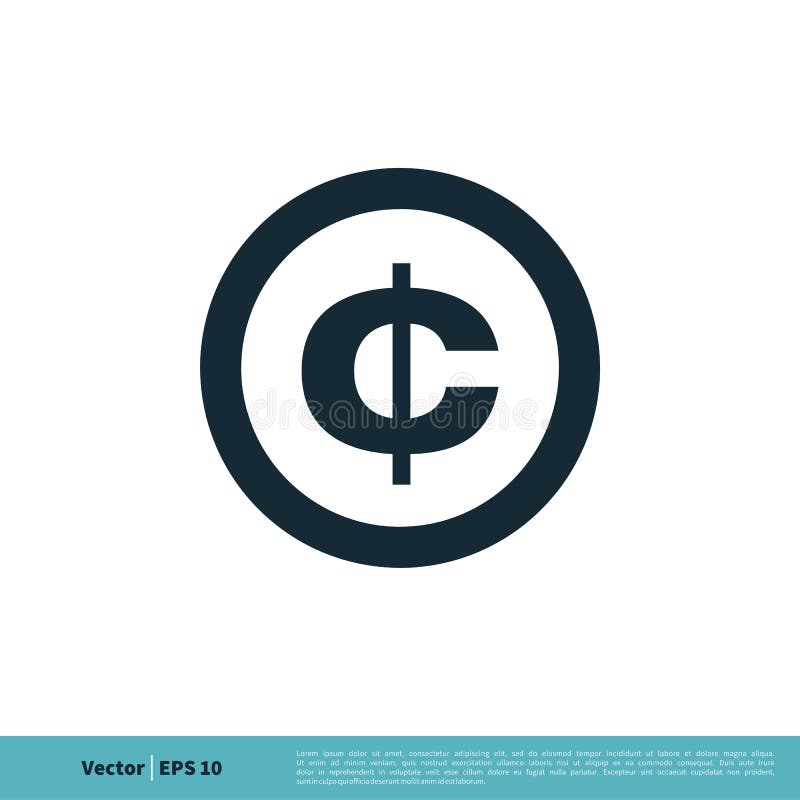 Currency Sign, Cent Money Icon Vector Logo Template Illustration Design ...