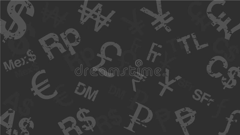 Grey Currency Symbols Stock Illustrations – 295 Grey Currency Symbols ...