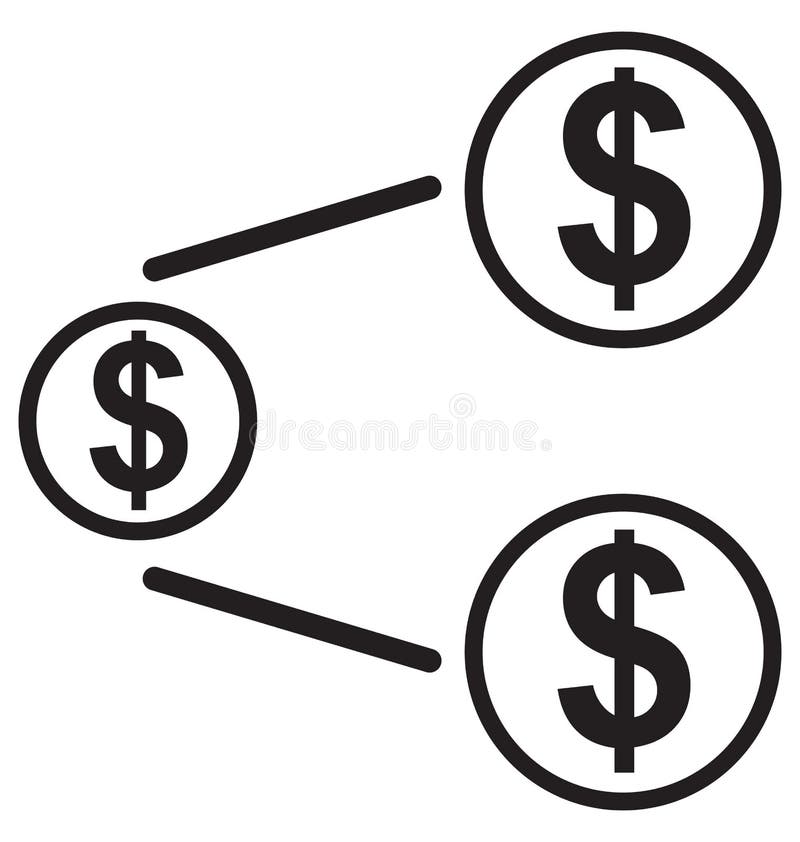 Currency Value Isolated Vector Icon Which Can Easily Modify or Edit ...