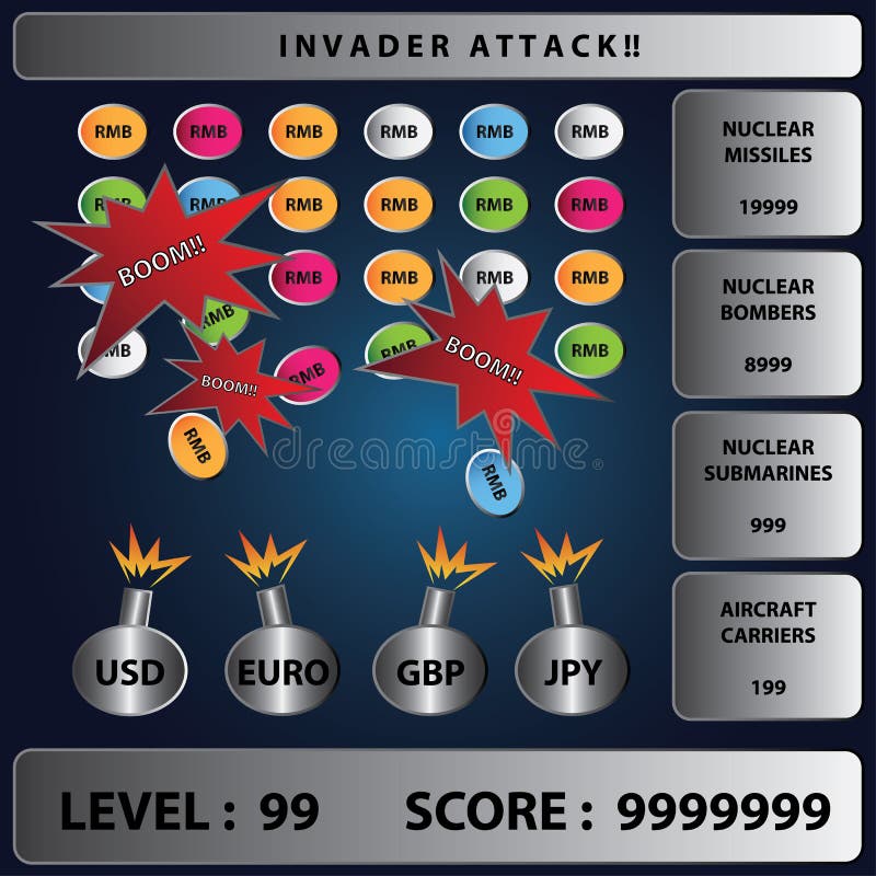 Currency Wars - Foreign Exchange Rates Stock Illustration ...