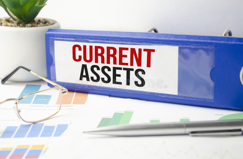 Current Assets. Text on White Notepad Paper on Light Background Stock ...
