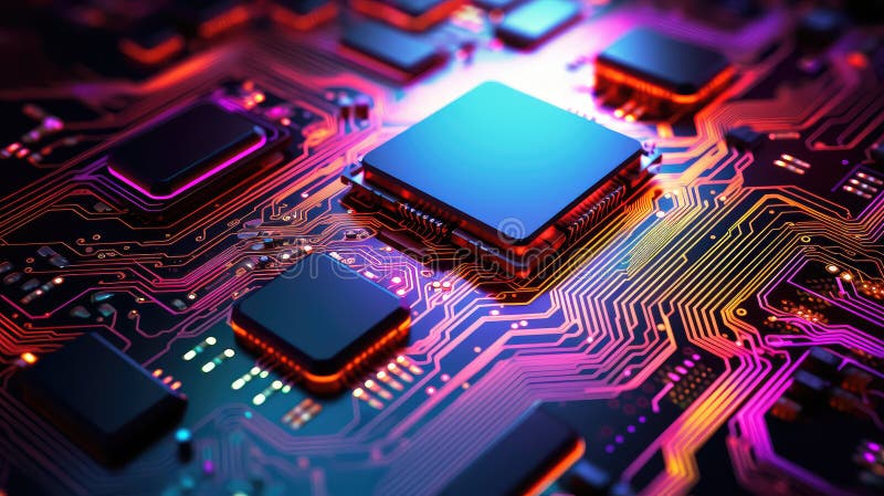 Current Circuit Electronic Background Stock Illustration - Illustration ... Current Circuit Electronic Background Stock Illustration - Illustration ...