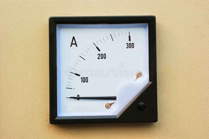 Current dial stock image. Image of control, power, close - 13967847