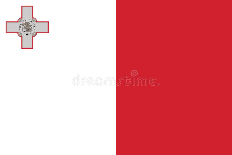 Current Flag of Malta stock vector. Illustration of 1923 - 198837924