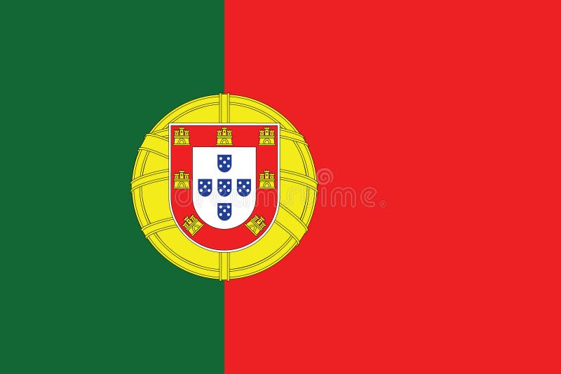 Flag of Portugal from 1830 To 1910 Stock Vector - Illustration of 1830 ...
