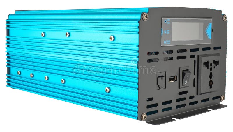 Current Inverter for Off-grid Power Supply on White Background Stock ...