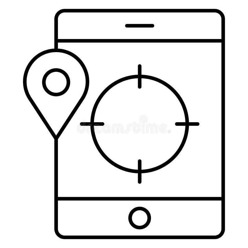 Current Location Map Marker Arrow Vector Icon Stock Vector ...