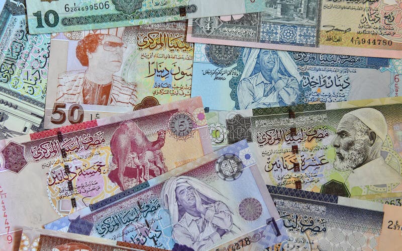 A current money of Libya stock photo. Image of exchange - 238140856