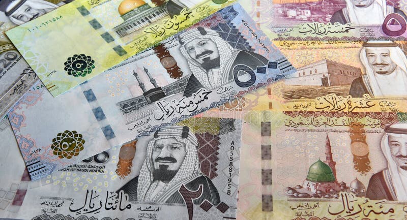 A Current Money of Saudi Arabia Stock Photo - Image of arabia, banking ...