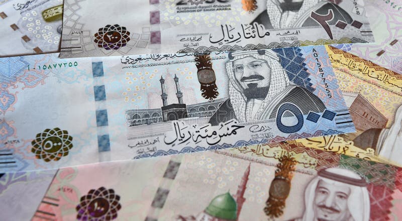 A Current Money of Saudi Arabia Stock Photo - Image of business, livre ...