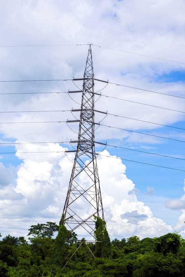 Current Post at a Cloudy Day Hd Image Stock Photo - Image of ...