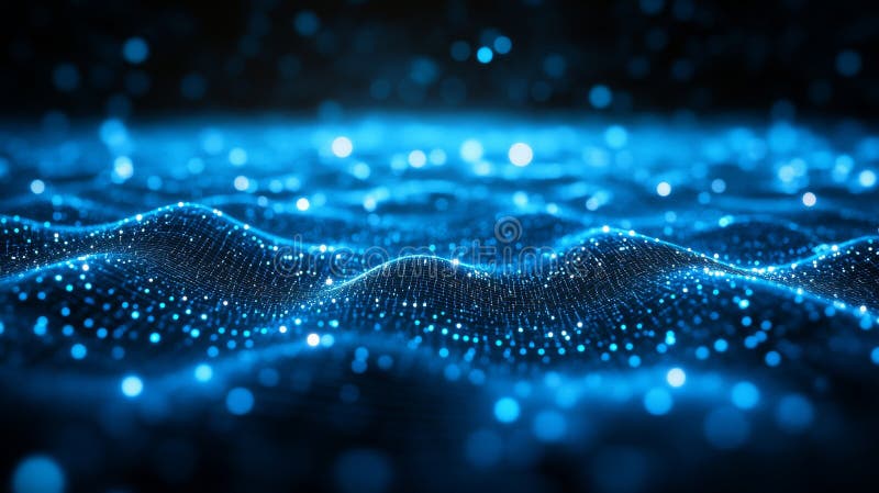 A Current Representation of an Abstract Tech Background with a Plexus ...