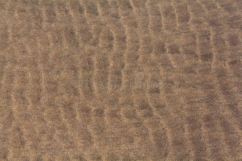 Current Ripple Marks in the Sand Stock Image - Image of wool, wave ...